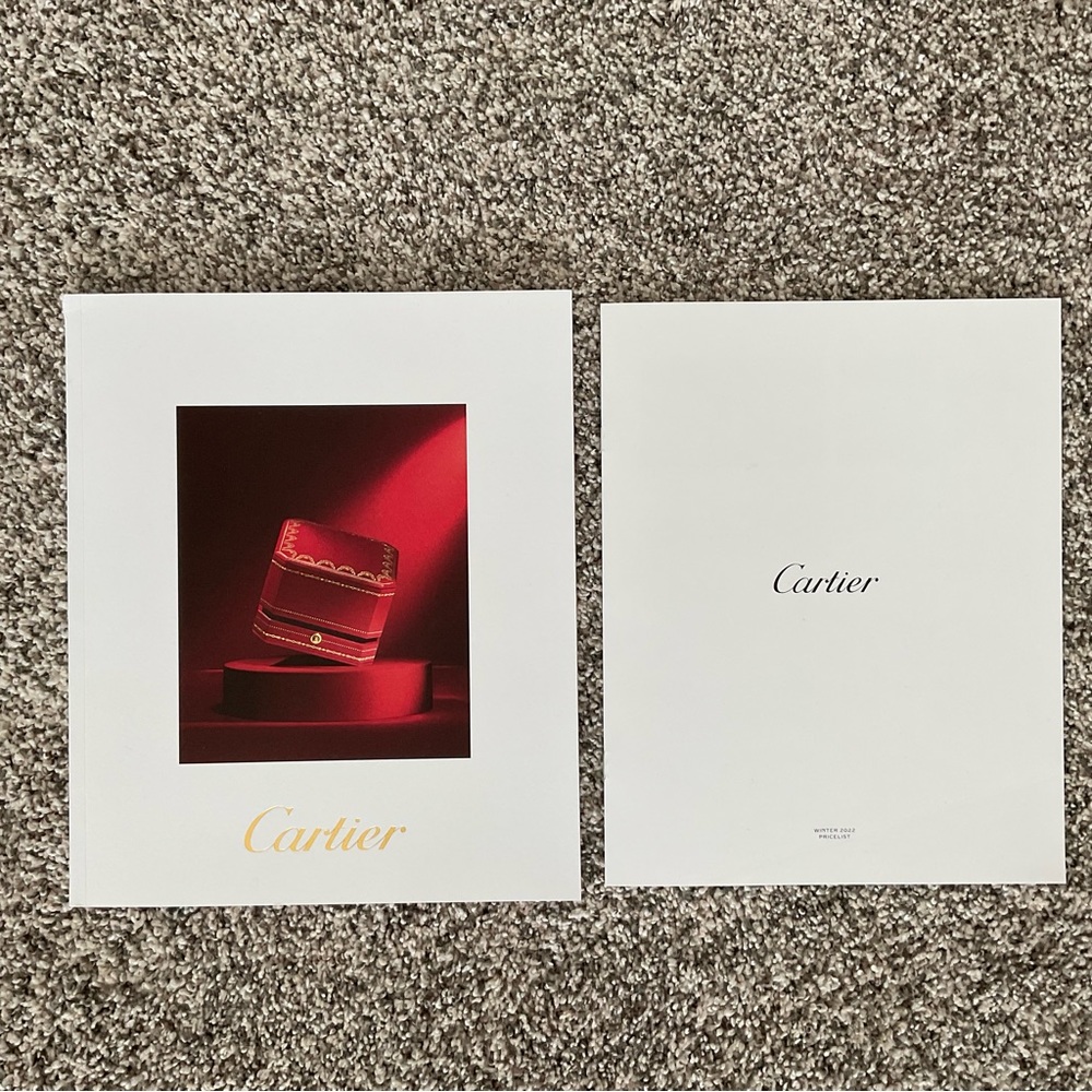 Brand New Cartier Catalogue And Price List Winter 2022 - Gem